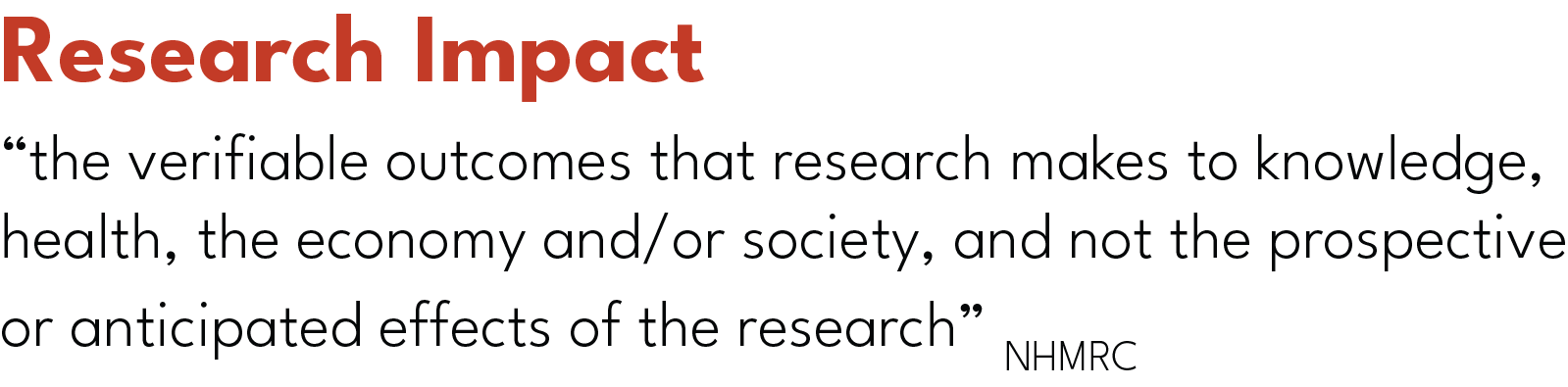 Success at measuring research impact - Institute for Safety ...