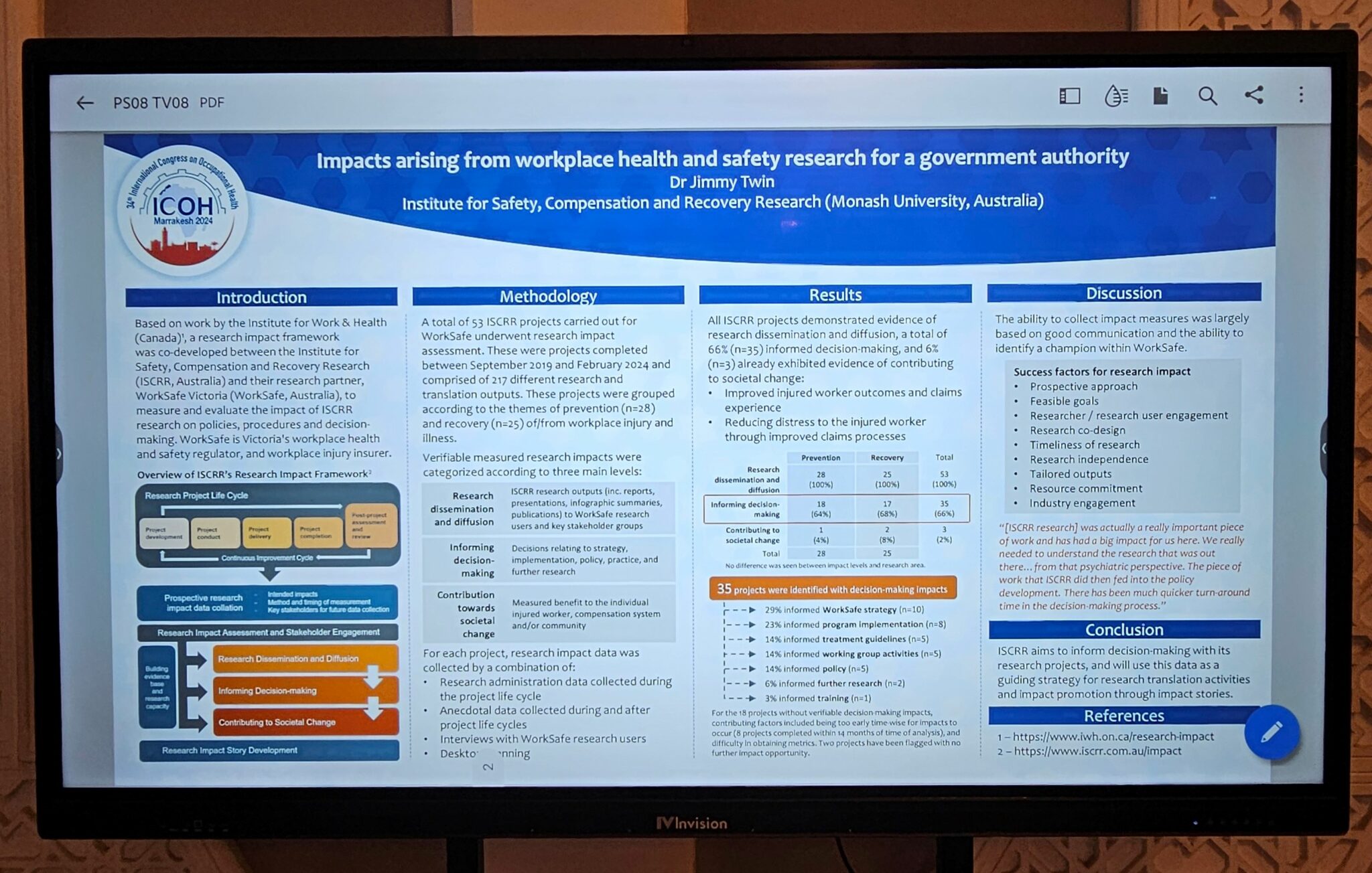 34th International Congress on Occupational Health - Institute for ...